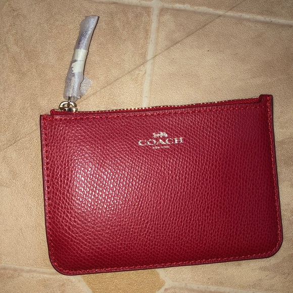 Coach | Bags | Coach Red Card Holder | Poshmark